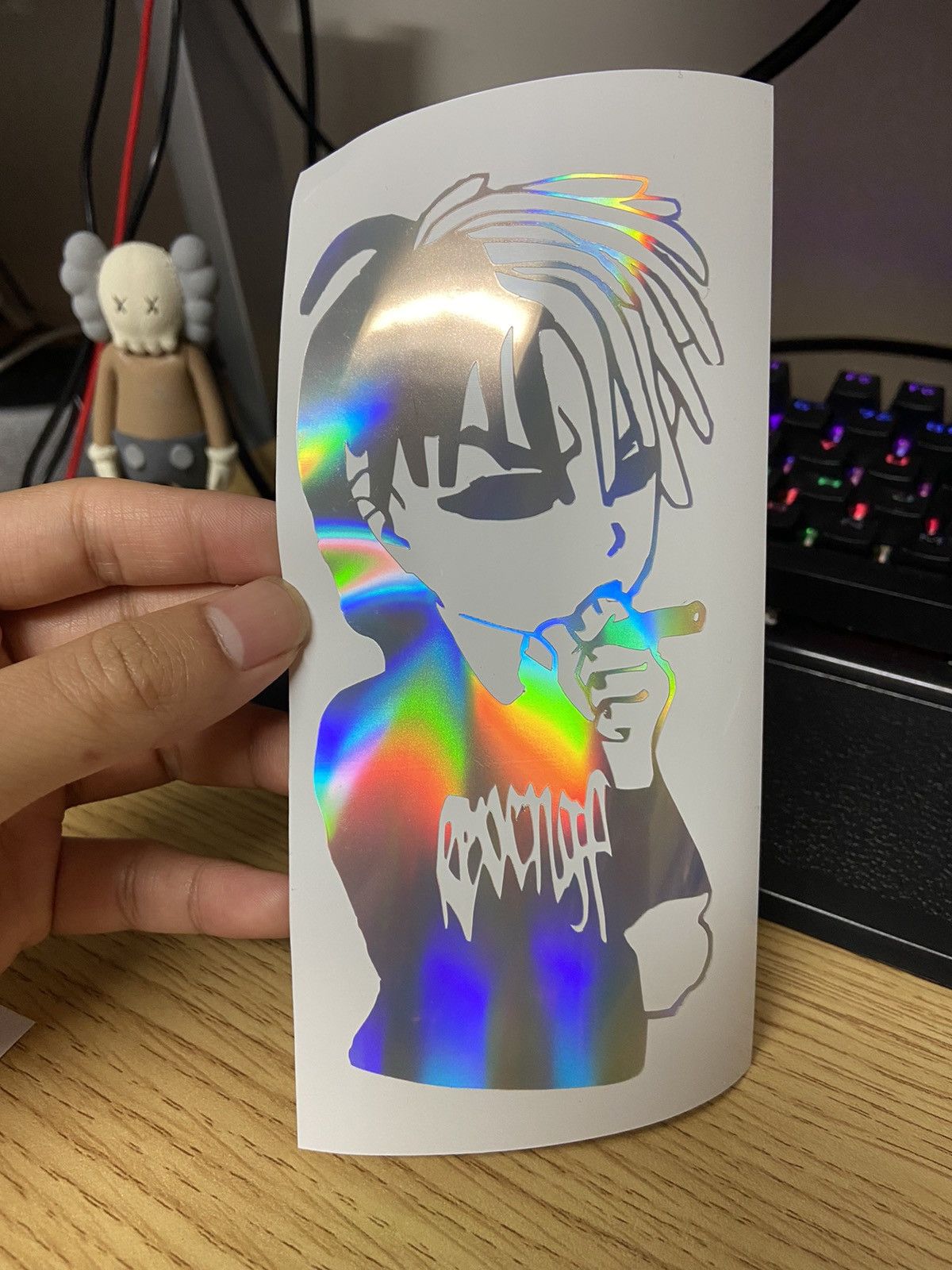 Revenge xxxtentacion holographic sticker/decal | Grailed