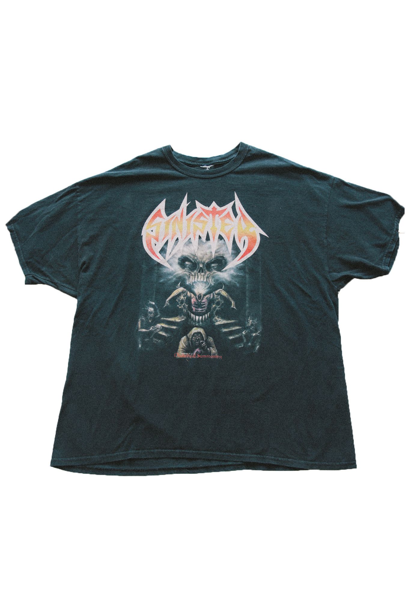 Band Tees × Vintage Sinister 'Diabolical Summoning' Band Tee | Grailed