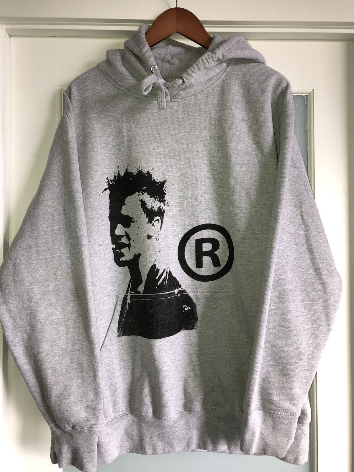 Joy Division Brad Pitt Grey Joy Divzn VIZN Hoodie | Grailed