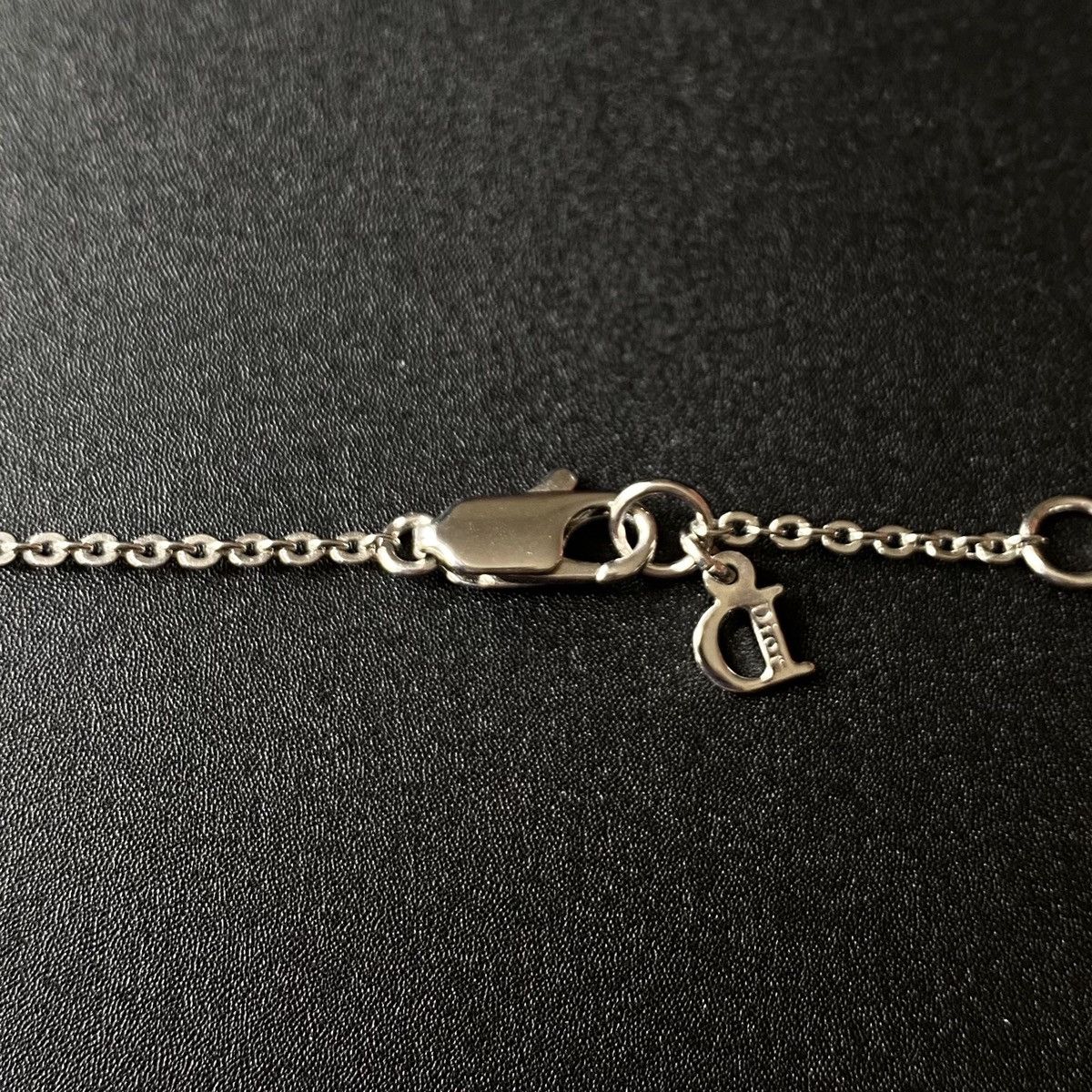 Dior Silver Iced Out Dior Spellout Chain Grailed