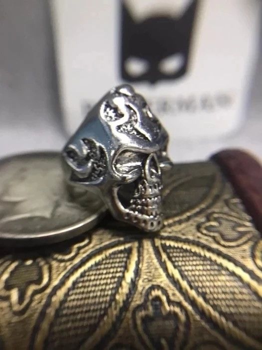 Jewelry × Streetwear × Vintage Calvarium Skull Ring Gothic Silver Biker | Grailed