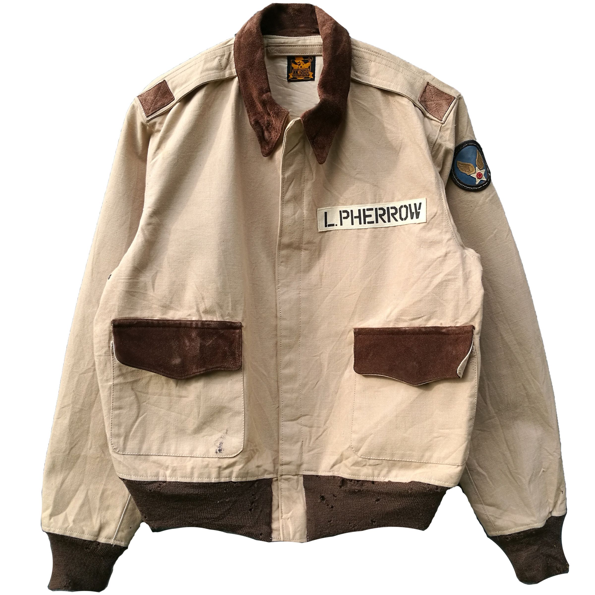 Pherrows Pherrows CC Masters Distressed Flight Jacket | Grailed