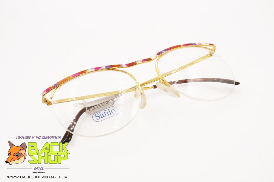 Safilo SAFILO TEAM mod. 7720 70L Vintage round eyeglass frame NOS | Grailed