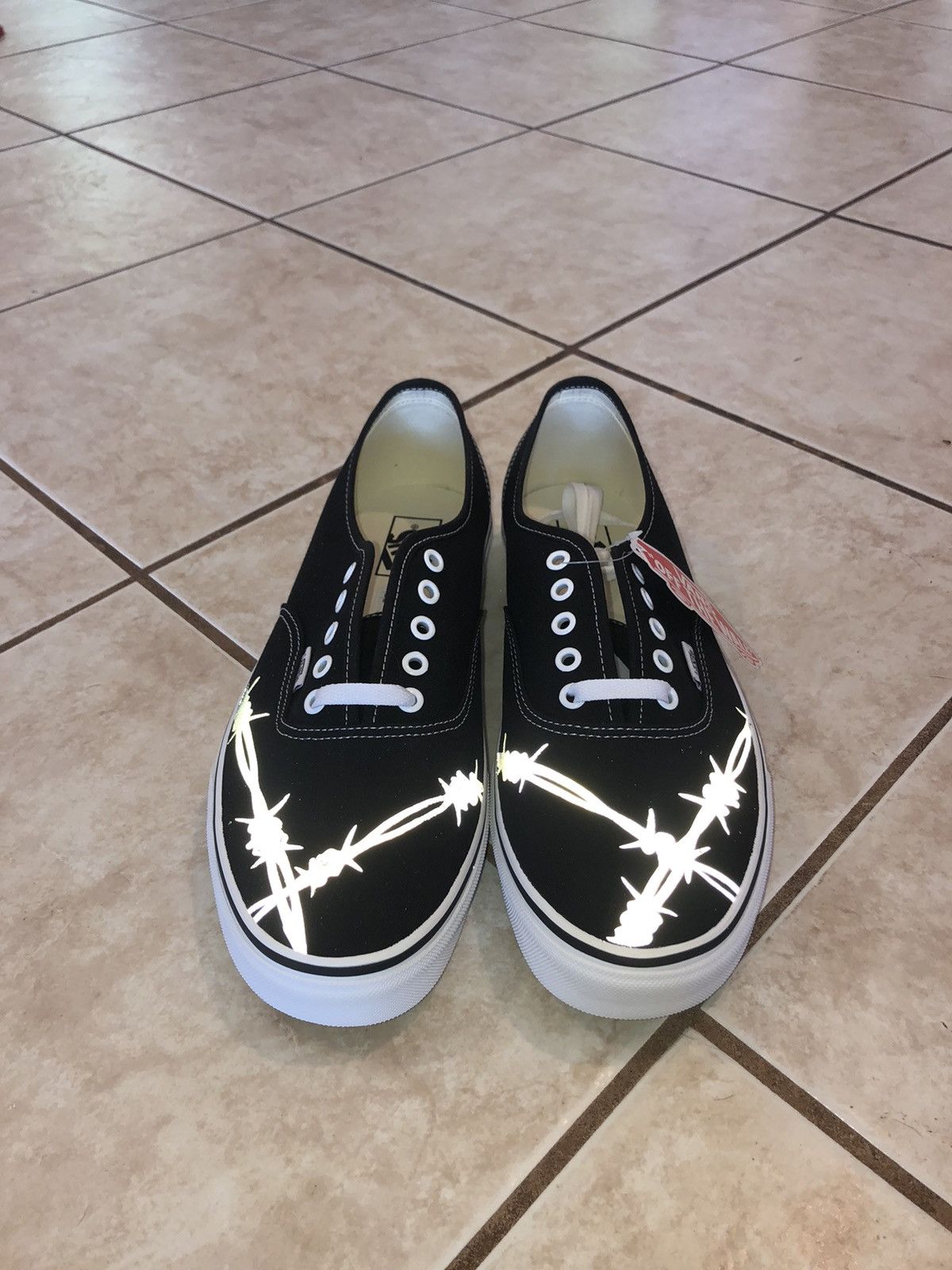 Custom × Vans CUSTOM REFLECTIVE VANS | Grailed
