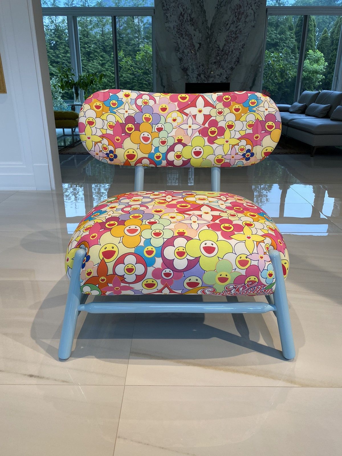 Louis Vuitton LOUIS VUITTON MURAKAMI SCARF BAG CHAIR CUSTOM 1 OF 1 ...