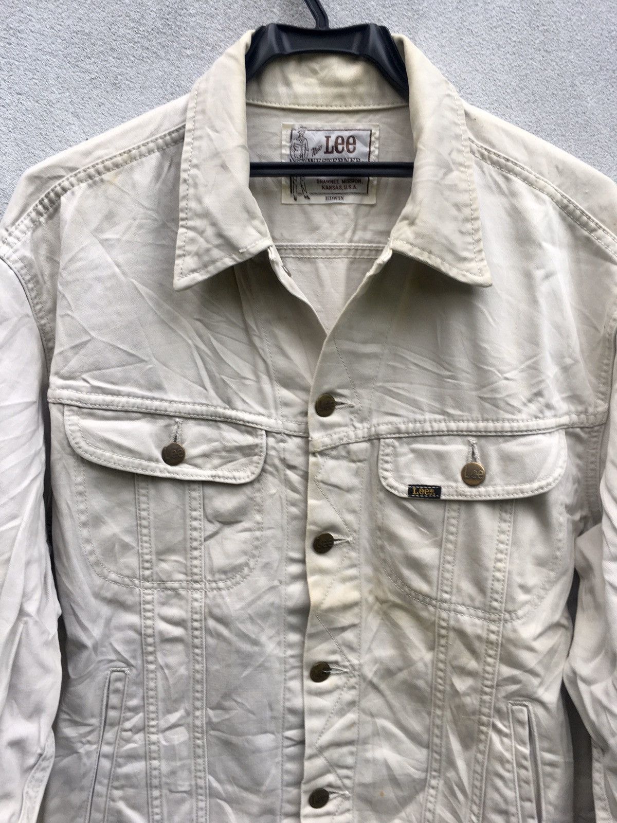 Lee 80s Vintage LEE Button Up Denim Jean Jacket | Grailed