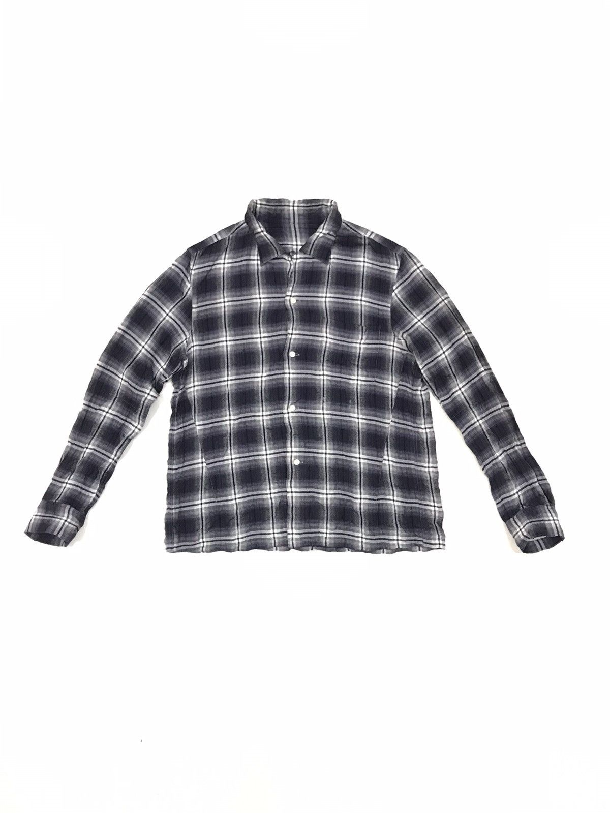 Number (N)ine VINTAGE NUMBER NINE SHADOW PLAID RAYON SHIRT | Grailed