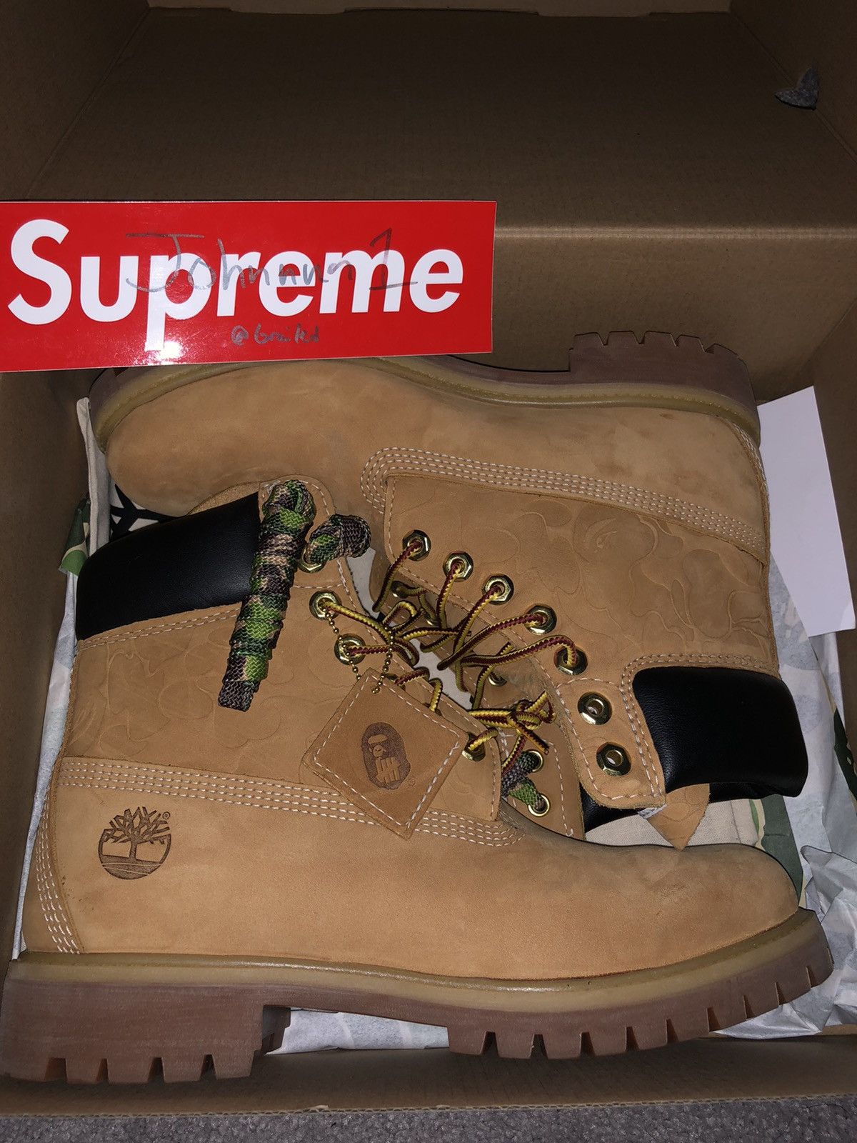 Bape × Timberland × Undefeated UNDFTD x BAPE x Timberland 6” Premium ...