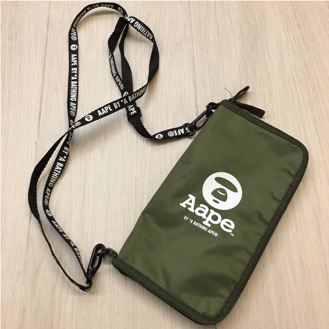 Aape × Bape Aape Boarding Wallet | Grailed