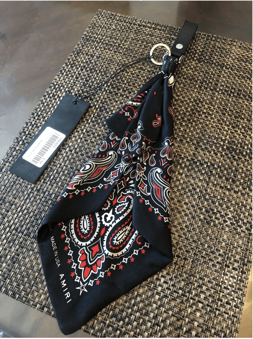 Amiri amiri fob key bandana | Grailed