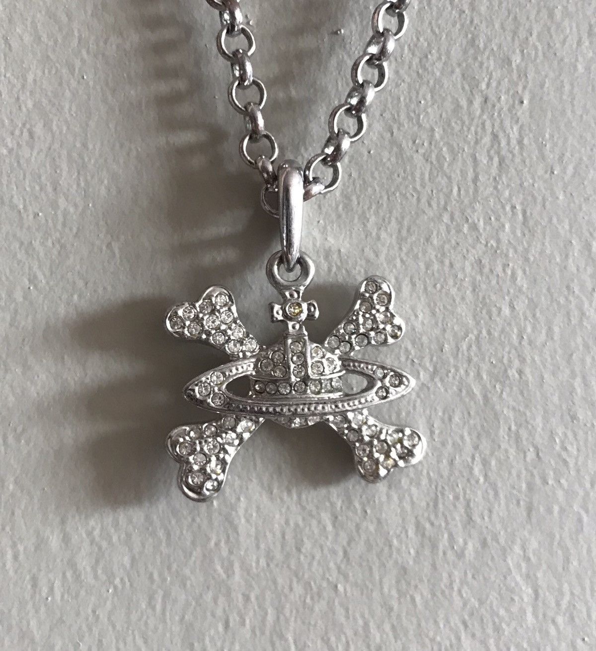 Vivienne Westwood vivienne westwood crystal bone orb necklace | Grailed