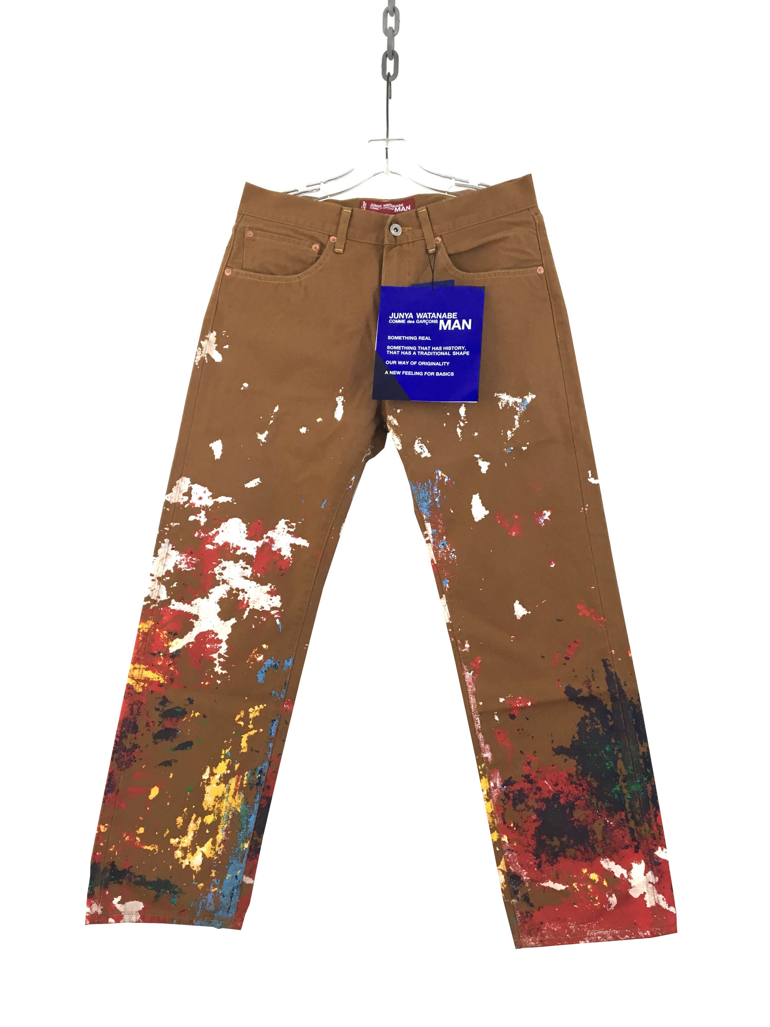 Junya Watanabe × Levi's 2017 Paint Splatter Pants | Grailed