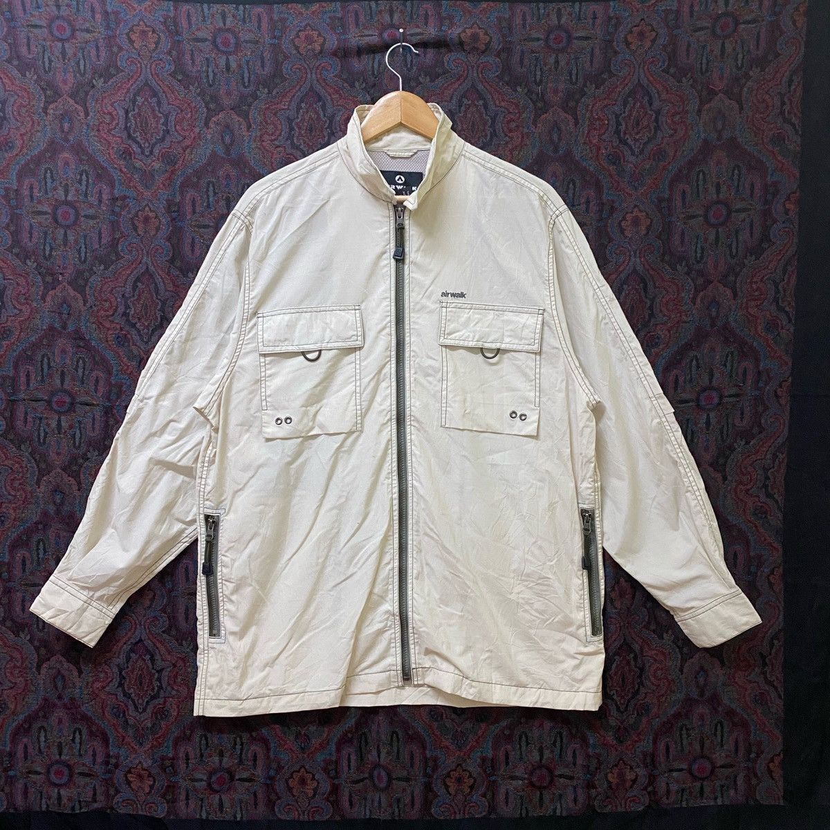 Airwalk × Streetwear AIR WALK LIGHT JACKET YELLOWISH MEDDIUM SIZE | Grailed