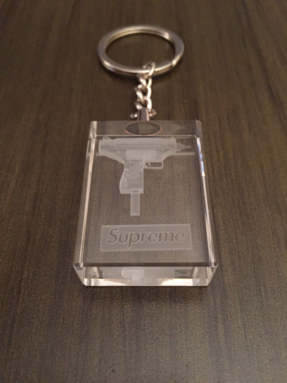 Supreme ***LASTDROP SUPREME 3D LASER ENGRAVED UZI KEYCHAIN | Grailed