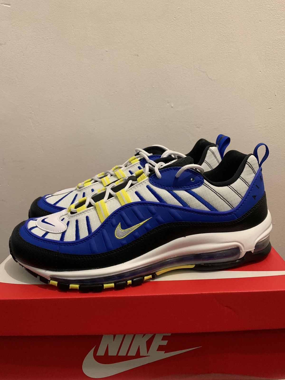 Nike Nike Air Max 98 Racer Blue/White | Grailed