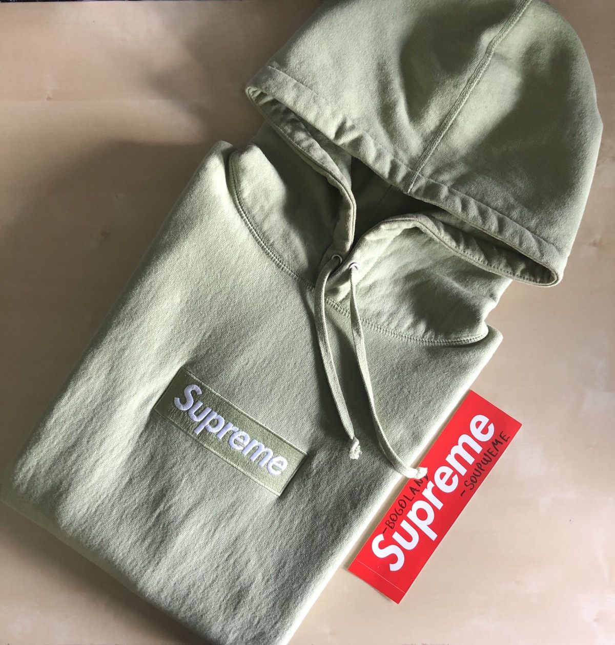 Supreme Sage Box Logo Hoodie | Grailed