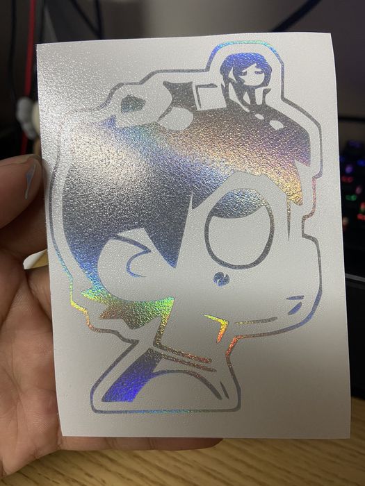 Custom Holographic Lil Uzi vert sticker decal | Grailed