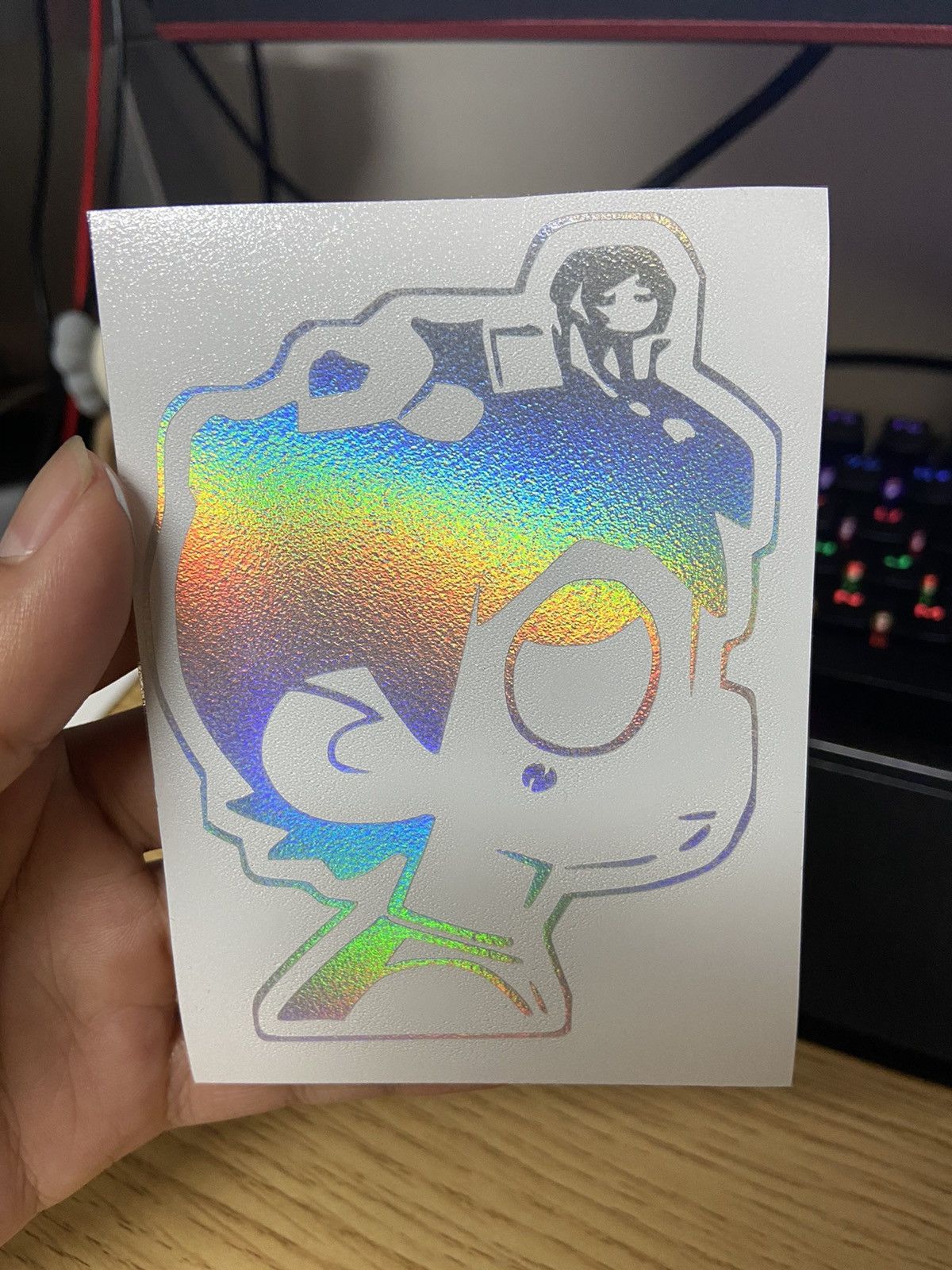 Custom × Hype × Lil Uzi Vert Holographic Lil Uzi vert sticker decal | Grailed