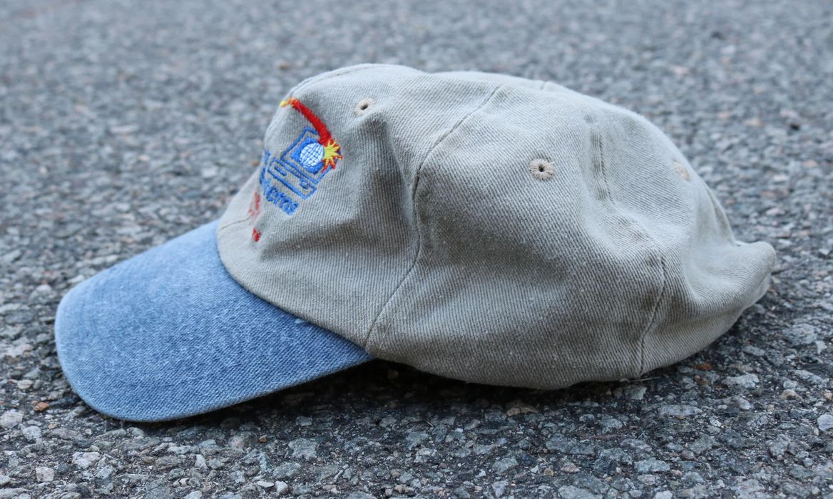Vintage Vintage 1990s Embroided Computer Hat | Grailed