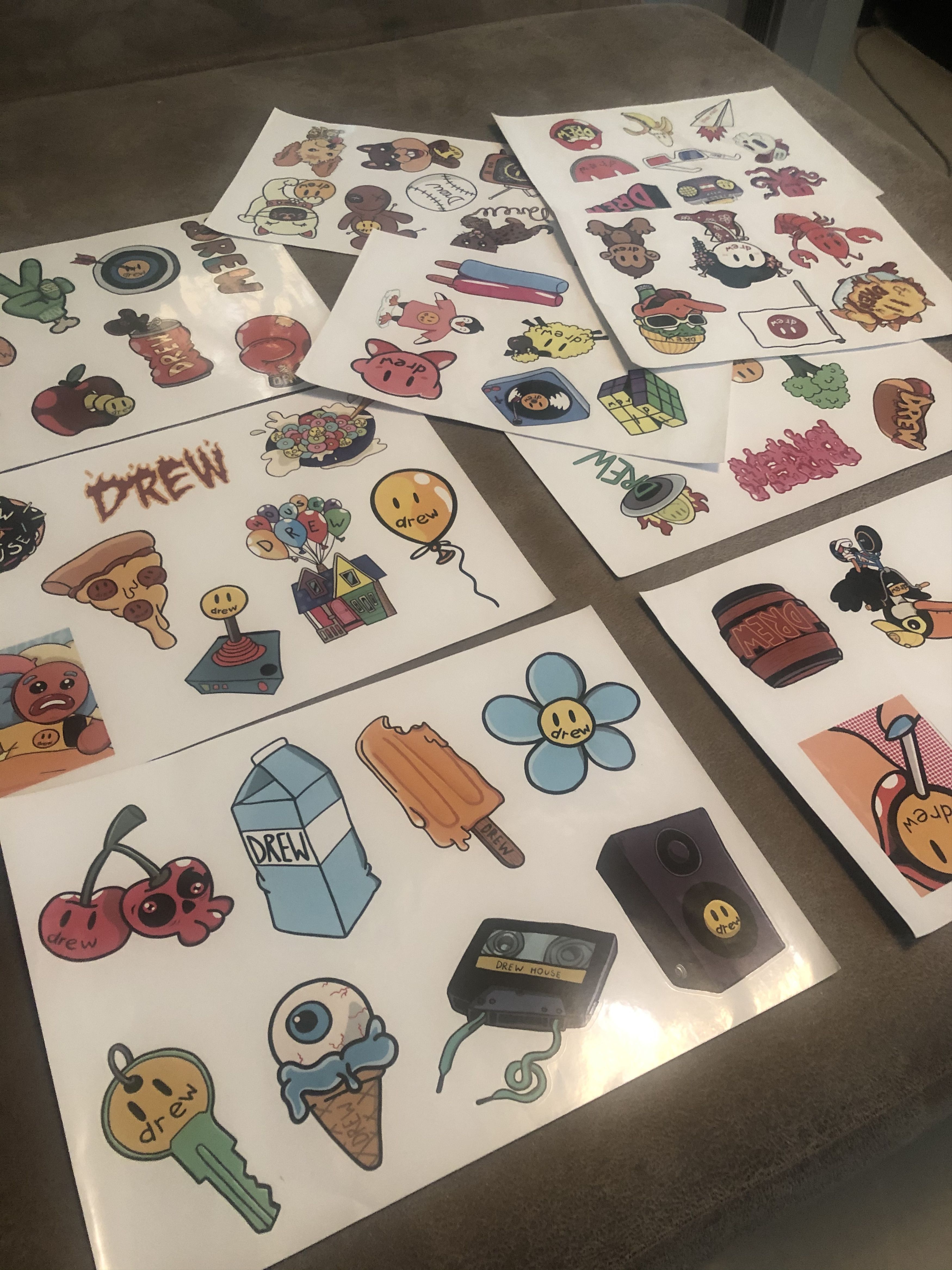 Drew House Drew House Sticker Sheets | Grailed