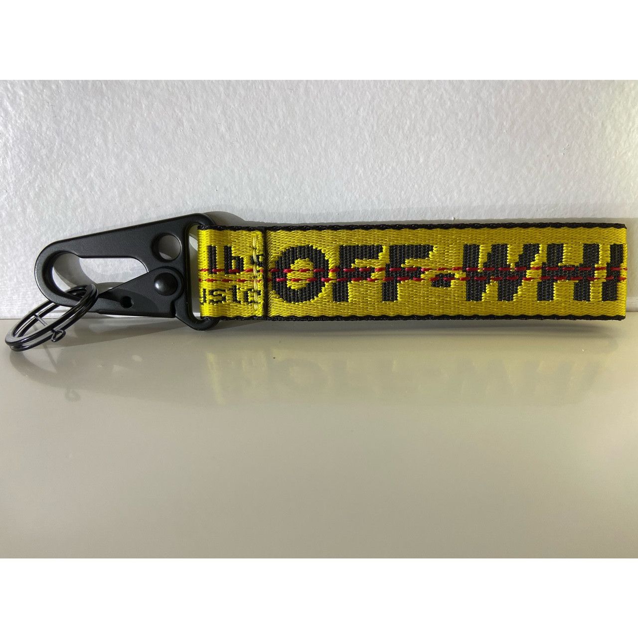 Off-White Yellow Off White Keychain | Grailed