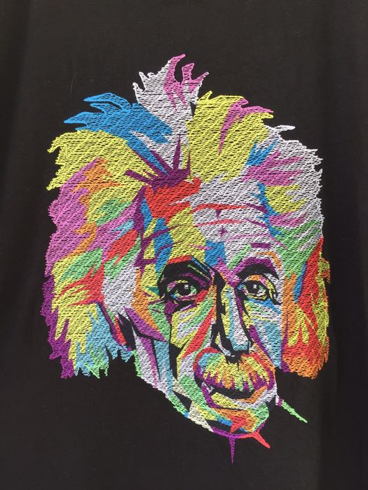 Rare Albert Einstein Theoretical physicist embroidery graphic tee | Grailed