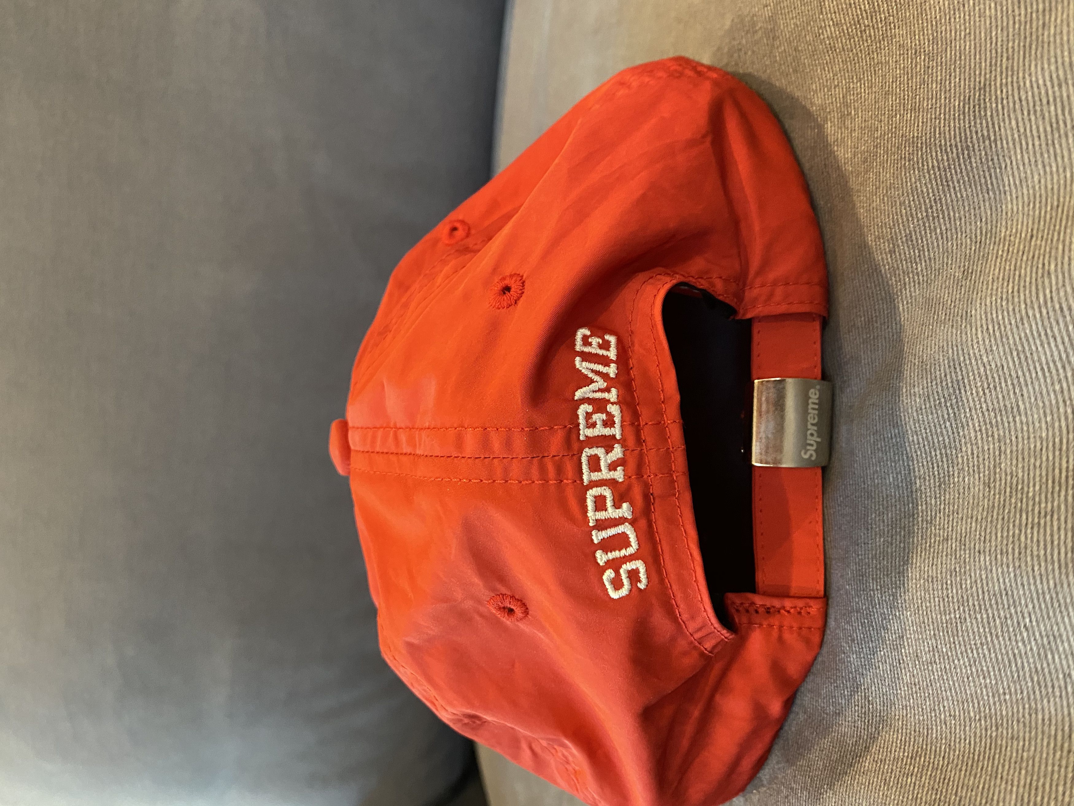 Supreme Red Supreme Hat | Grailed