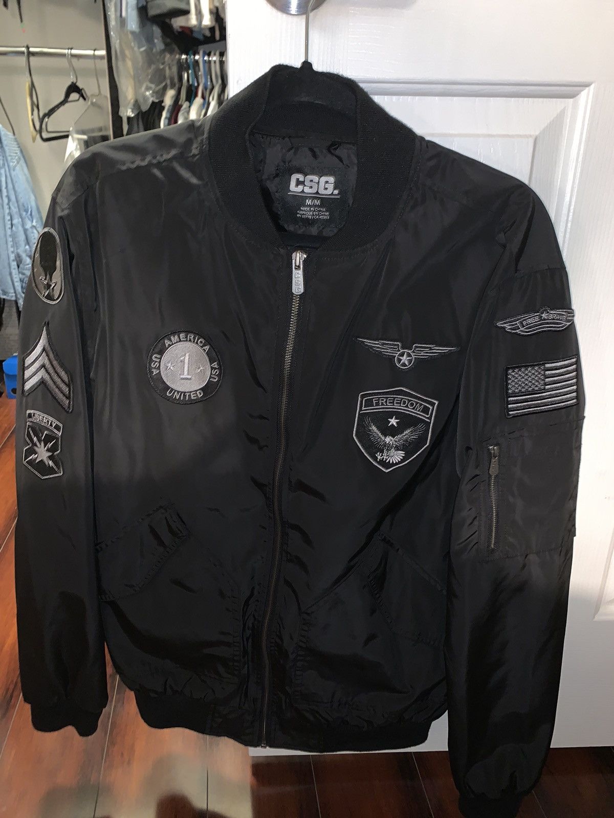 Csg CSG USA Bomber Jacket | Grailed