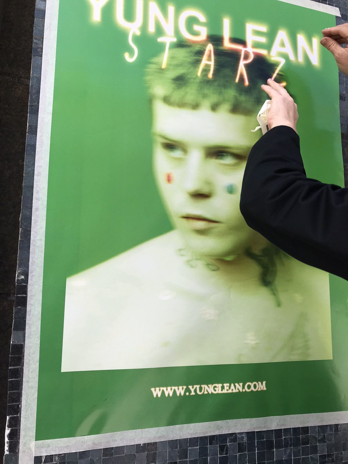 Yung Lean YUNG LEAN STARZ POSTER EXTRMALY RARE!!!! | Grailed