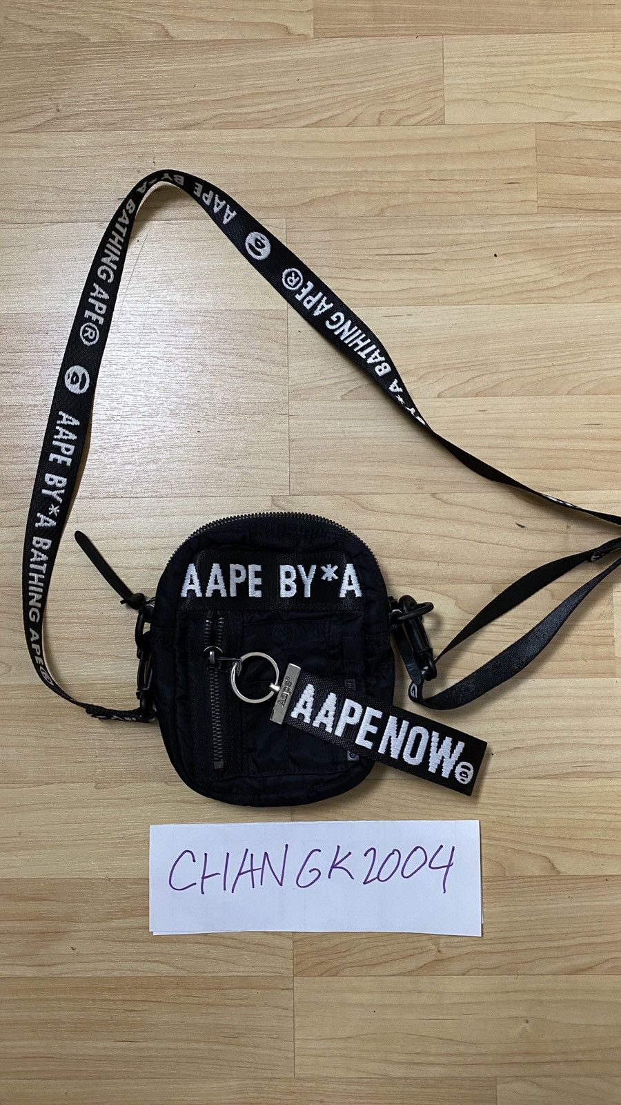 Bape Bape side bag Black AAPE camera bag | Grailed