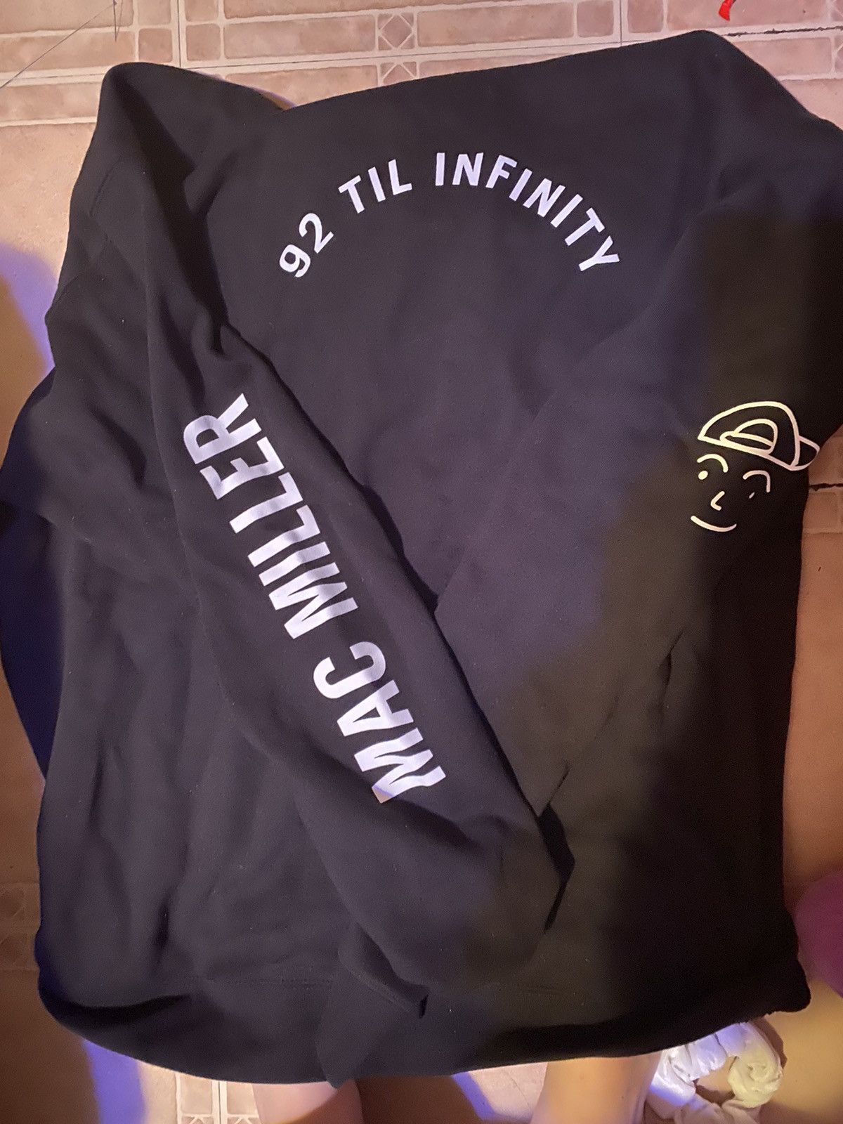 Mac Miller Mac Miller AUTHENTICATE! Till infinity hoodie | Grailed