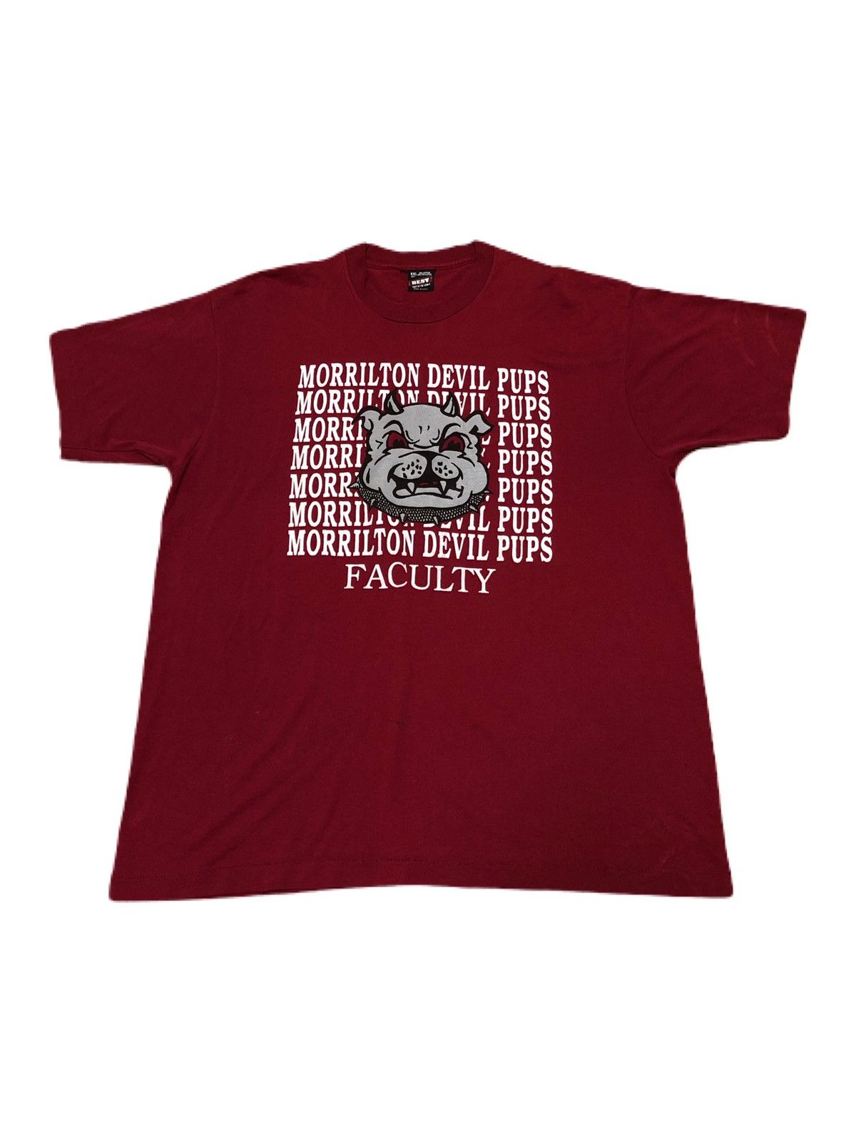 Screen Stars × Vintage Vintage Morrilton Devil Pups Junior High Faculty ...