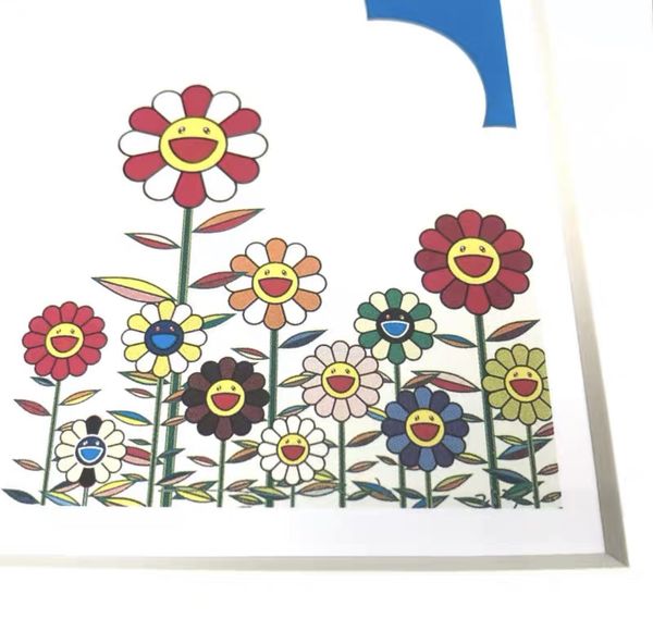 Takashi Murakami takashi murakami sunflowers limited painting | Grailed