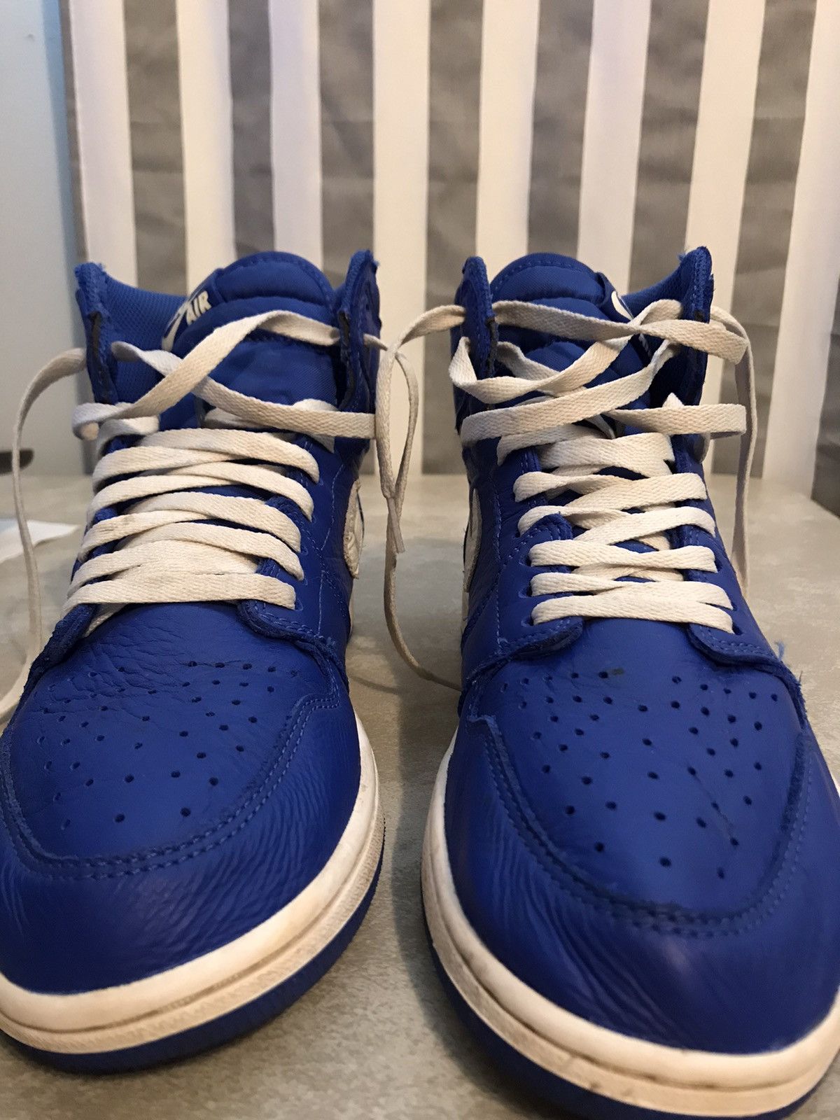 Jordan Brand × Nike Air Jordan 1 Retro High OG Hyper Royal 2018 | Grailed