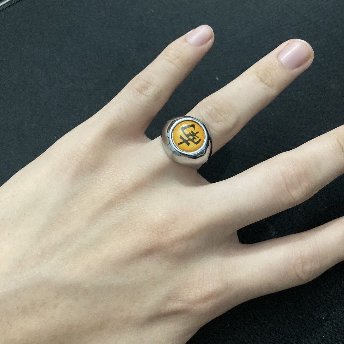 Vintage Stainless Steel Naruto Akatsuki Kisame Ring Adjustable Size | Grailed