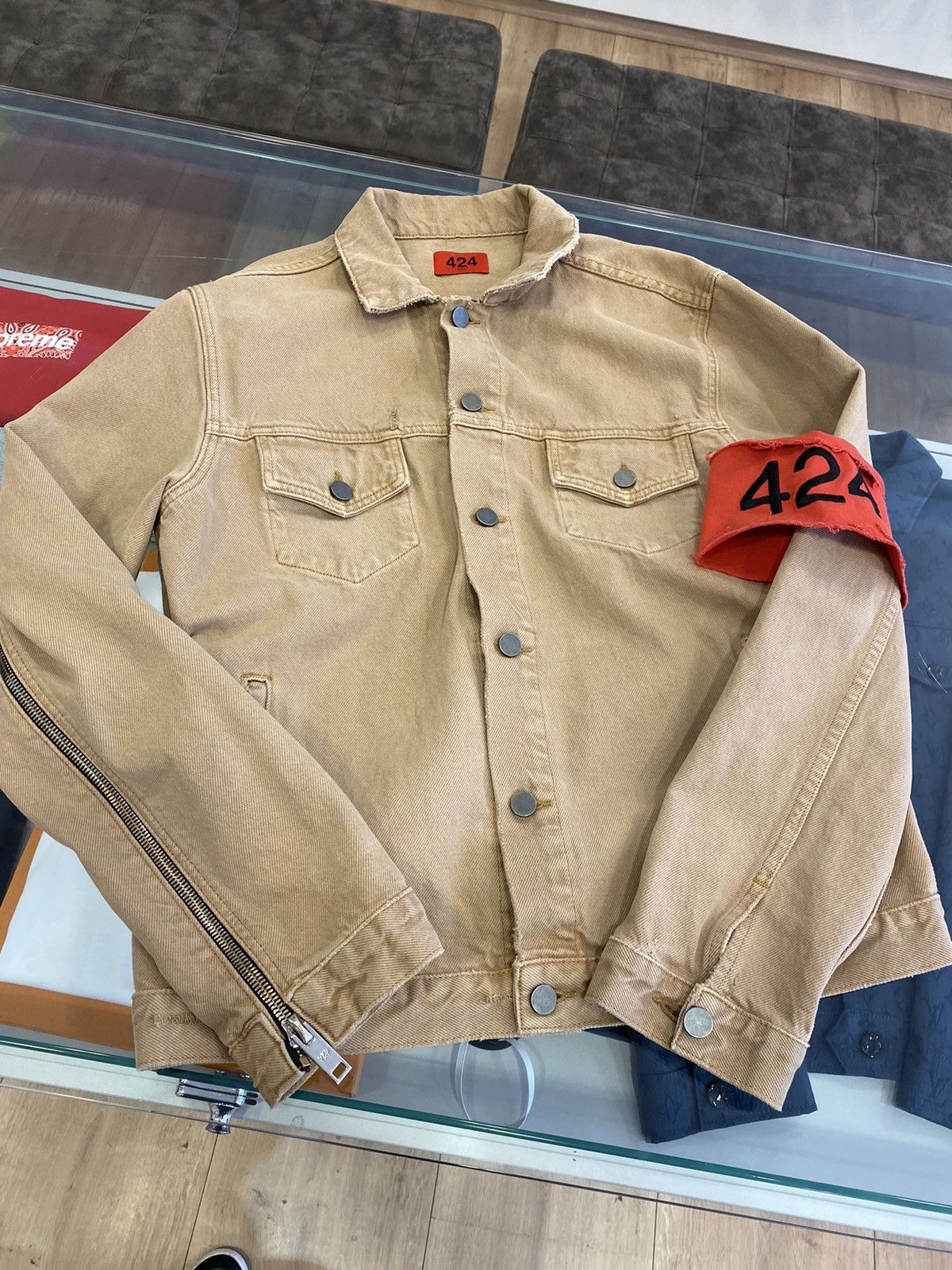 424 424 Denim Jacket | Grailed