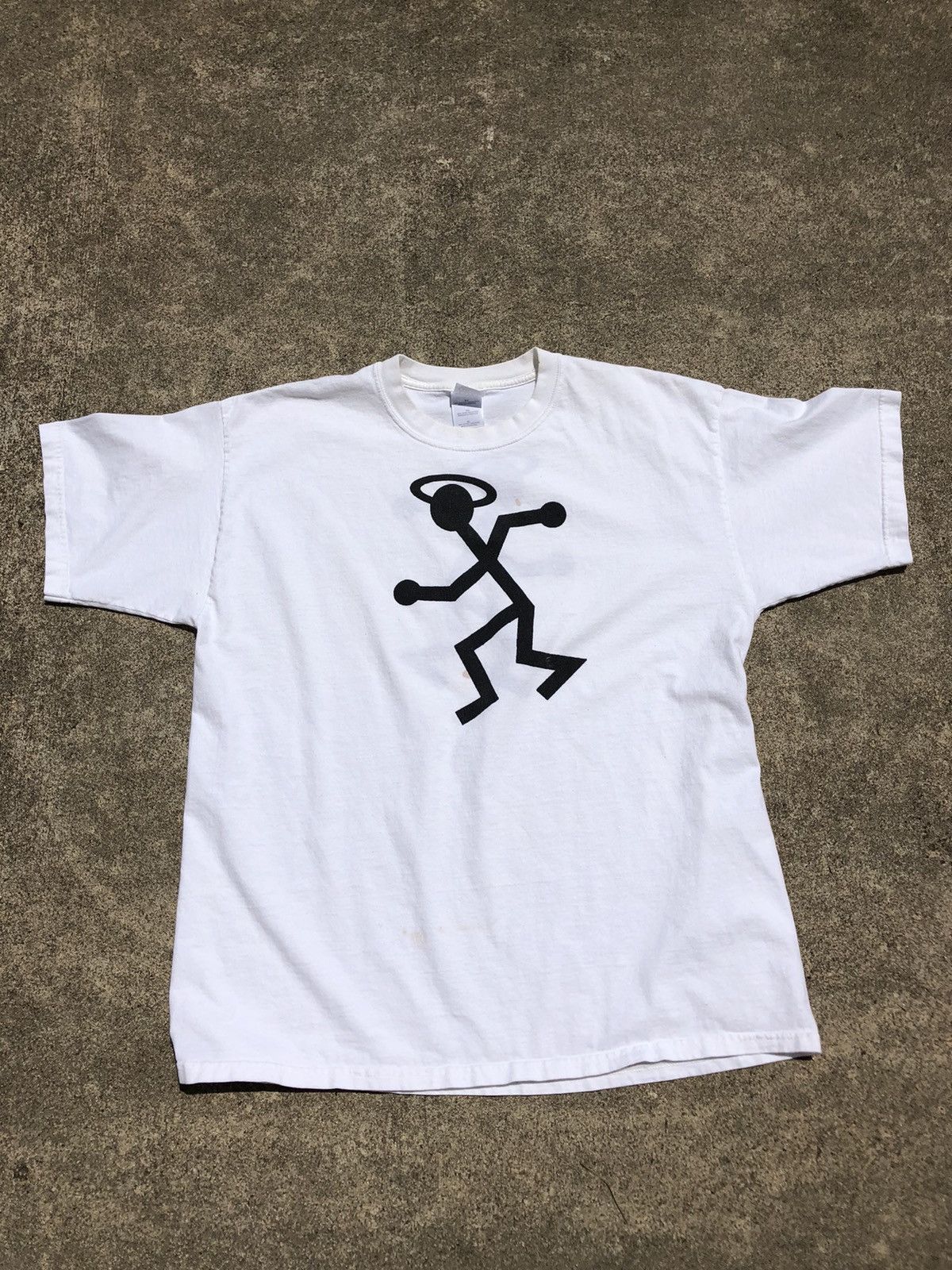 Band Tees × Vintage Vintage saint stick figure tee | Grailed
