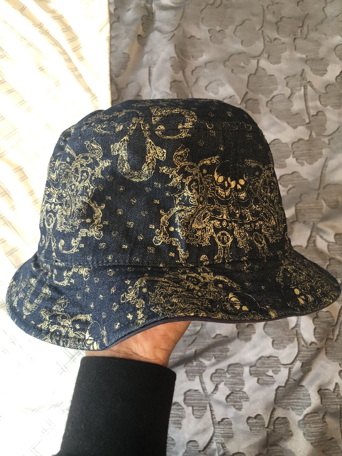 True Religion True Religion Bucket Hat Gold Matte Finish | Grailed