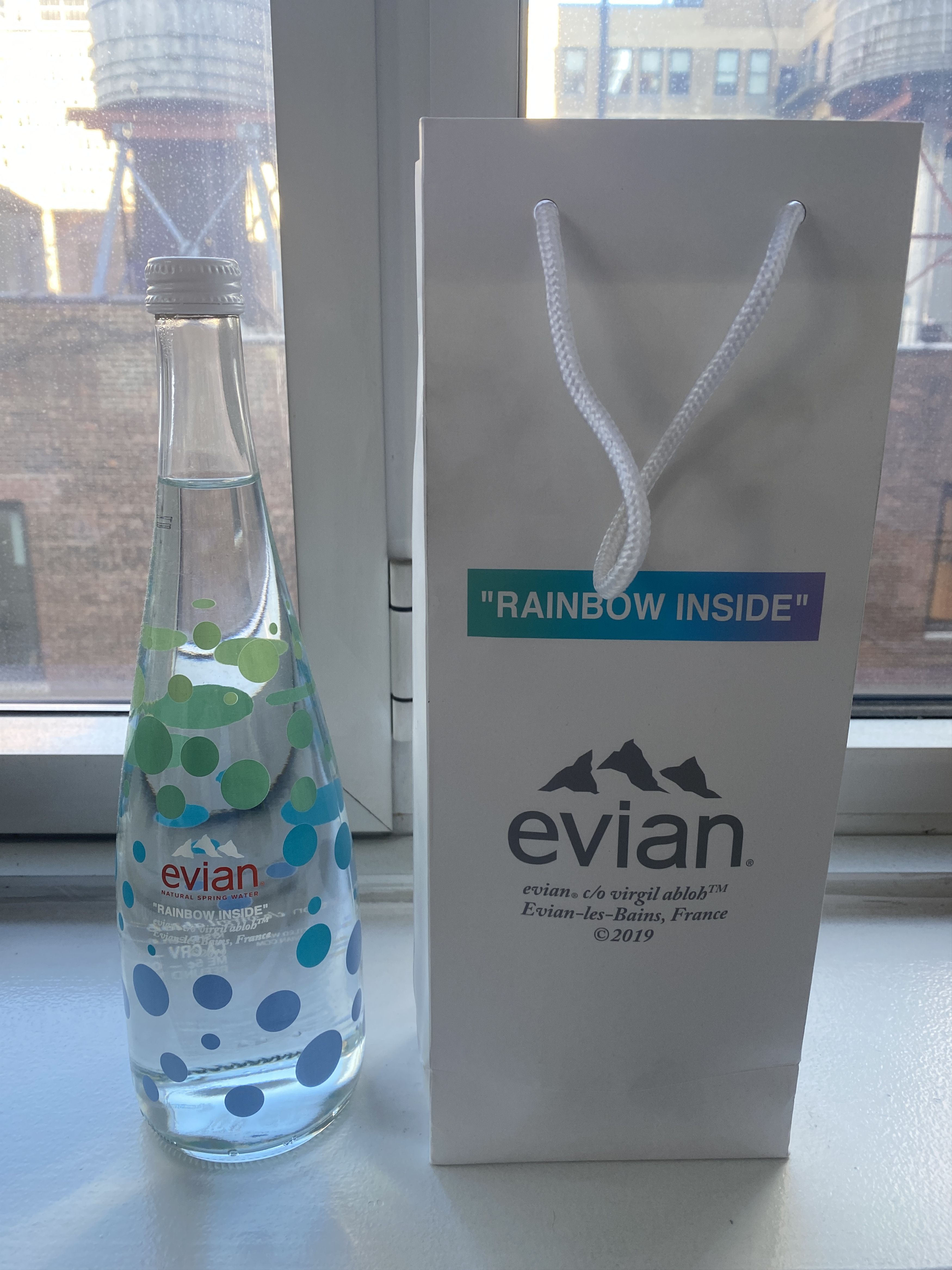 Off-White Evian Water | Grailed