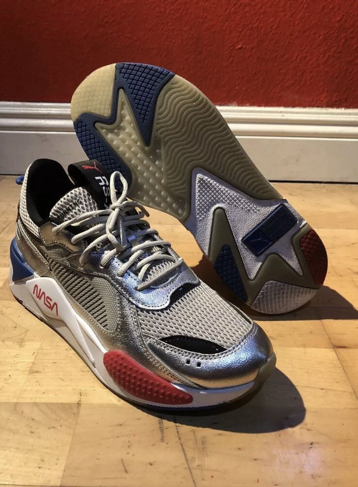 Puma PUMA RS-X SPACE AGENCY Silver/Grey SNEAKERS NASA NEW 2019 | Grailed