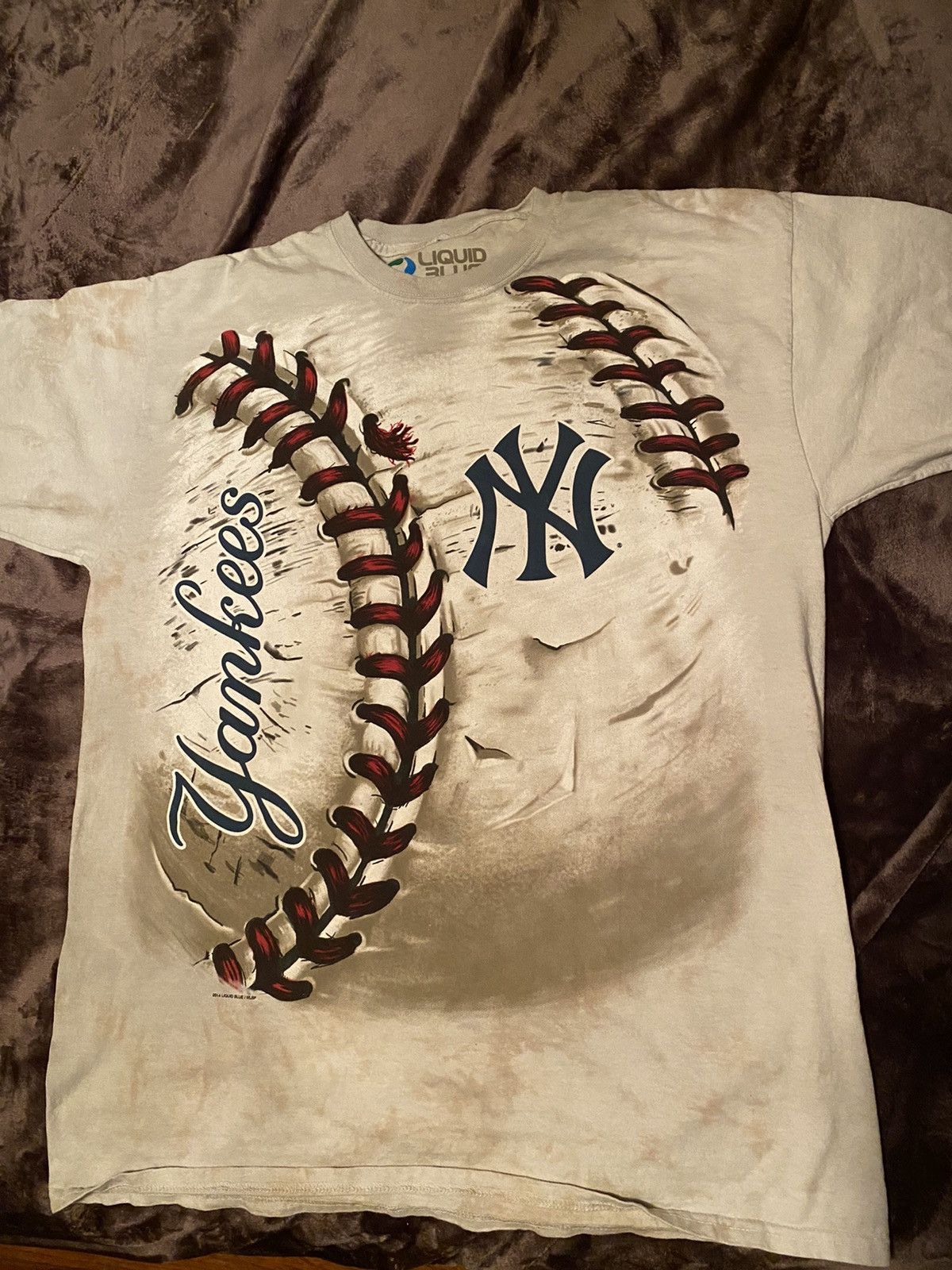 Liquid Blue × New York Yankees × Vintage Yankees t shirt | Grailed