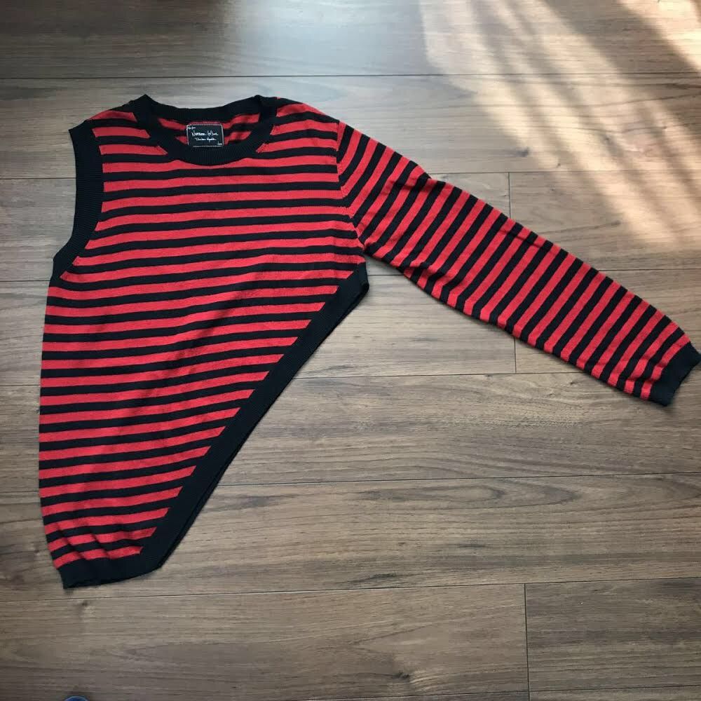 Number (N)ine Number nine asymmetrical cut one sleeve top | Grailed