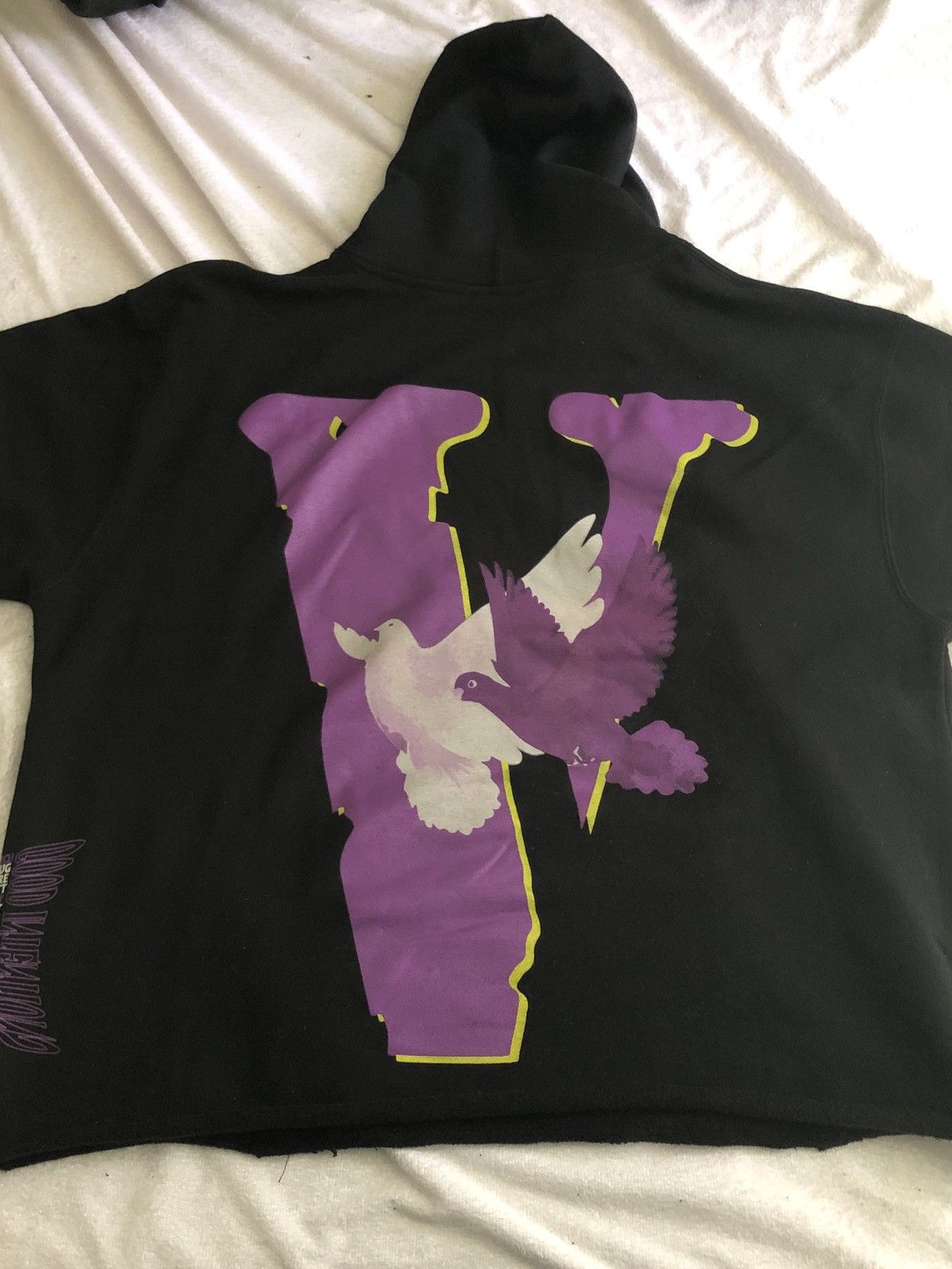 Vlone NAV X VLONE DOVES GOOD INTENTIONS HOODIE PURPLE | Grailed