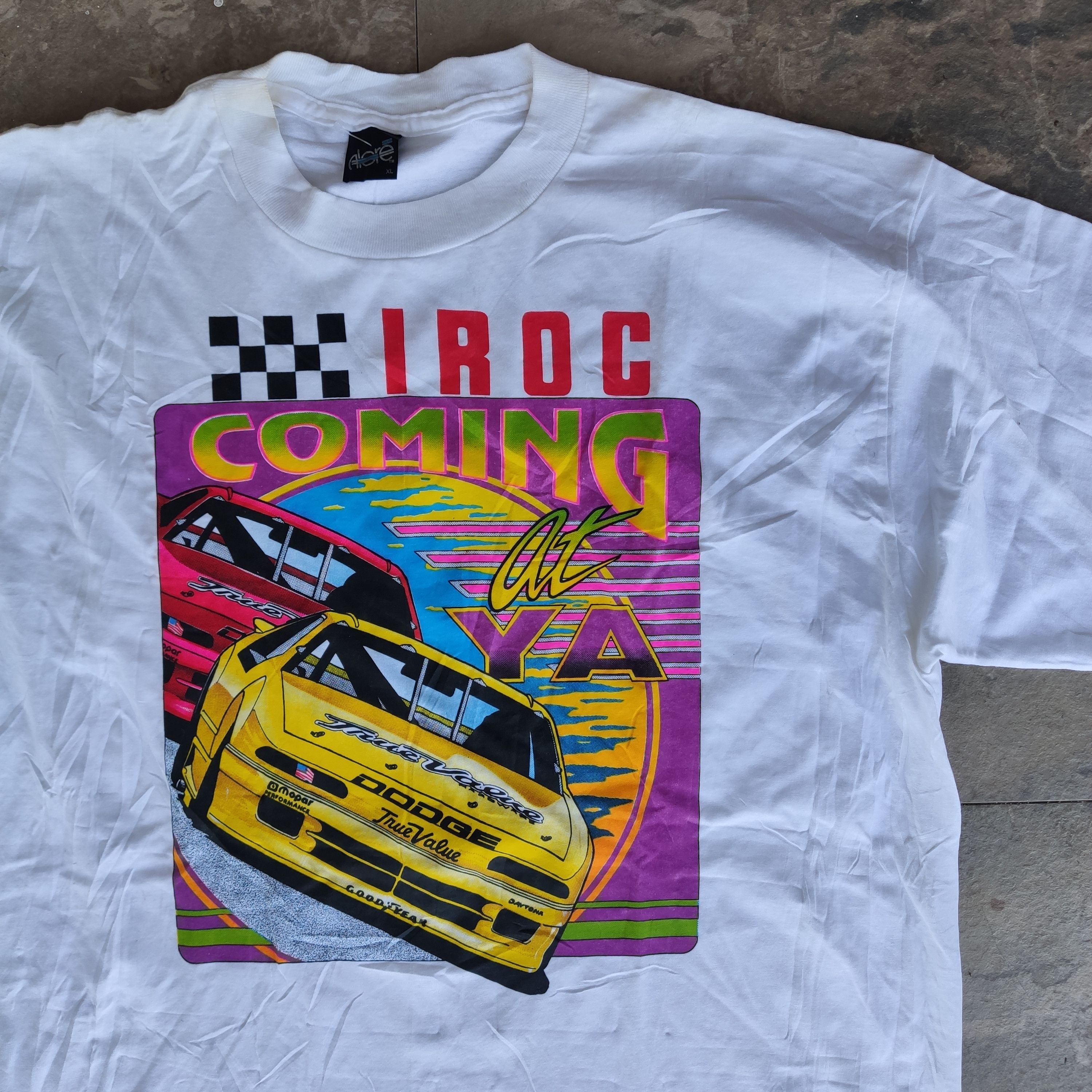 Racing × Very Rare × Vintage VINTAGE IROC COMING AT YA/DAYTONA/GOODYEAR ...