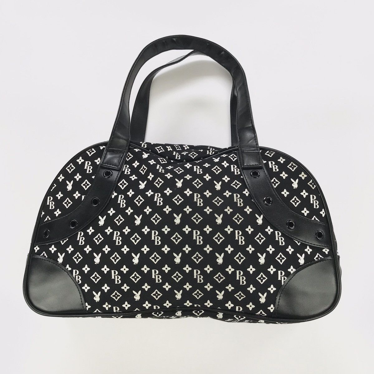 Playboy Playboy monogram mini Boston bag 90s | Grailed