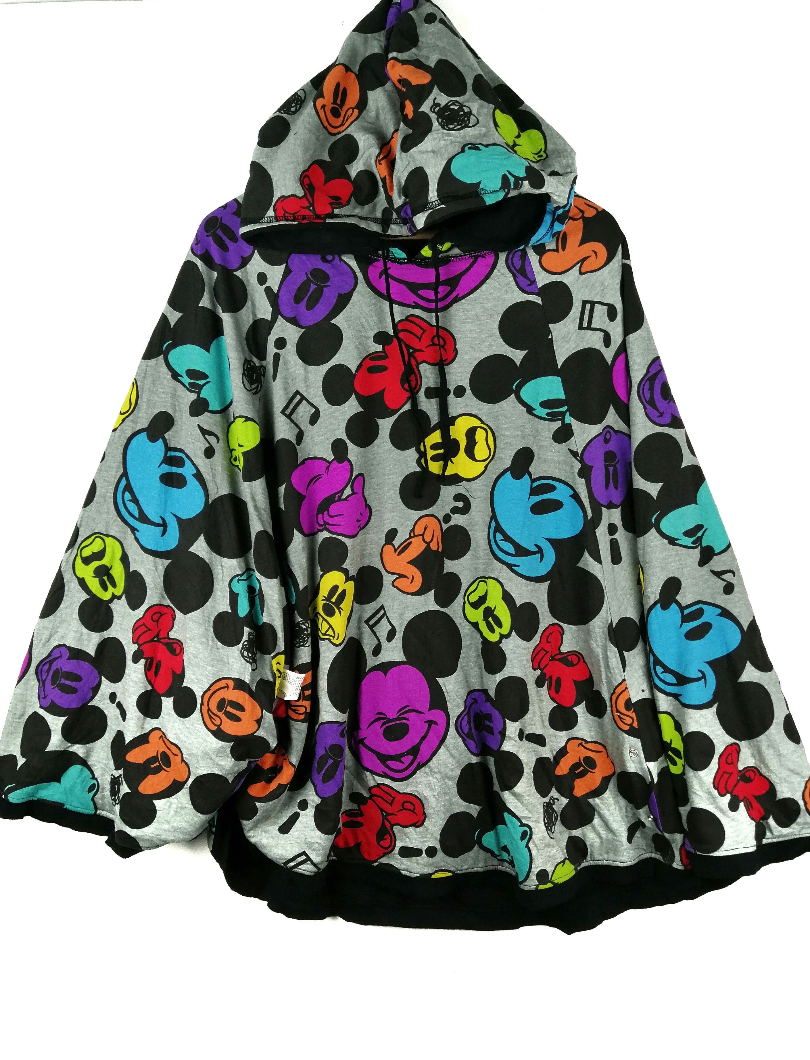 Mickey Mouse Disney Mickey All Over Prints Cloaks with Hoodie | Grailed