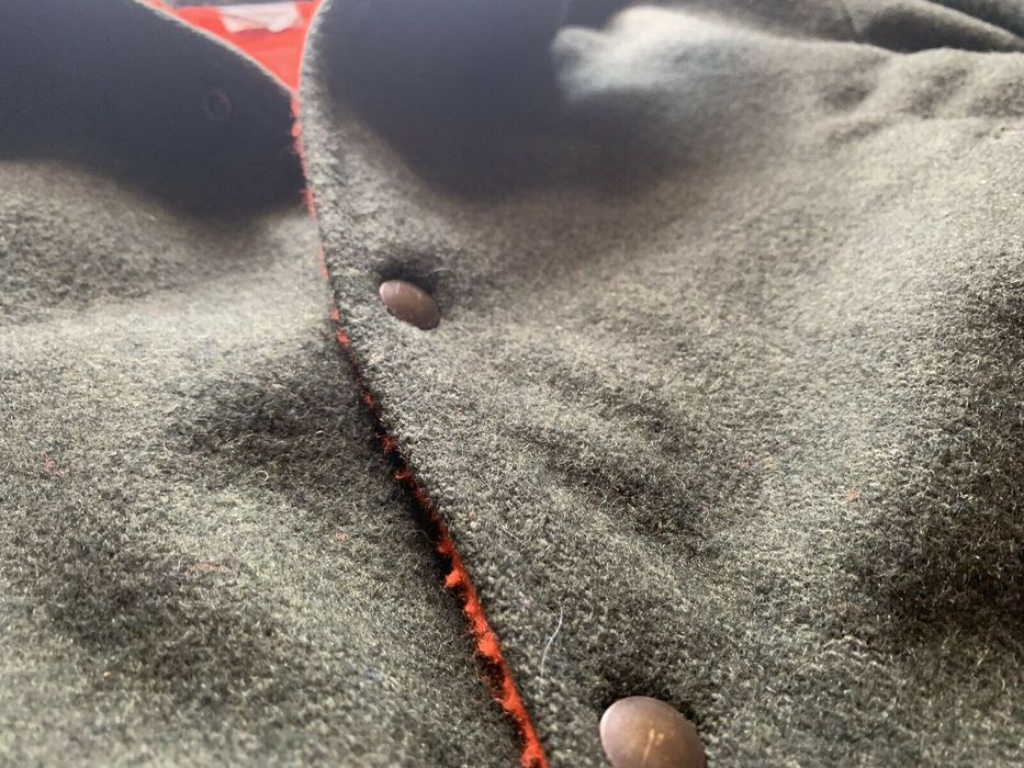 Vintage Vintage Codet Wool Coat Jacket Green Orange | Grailed