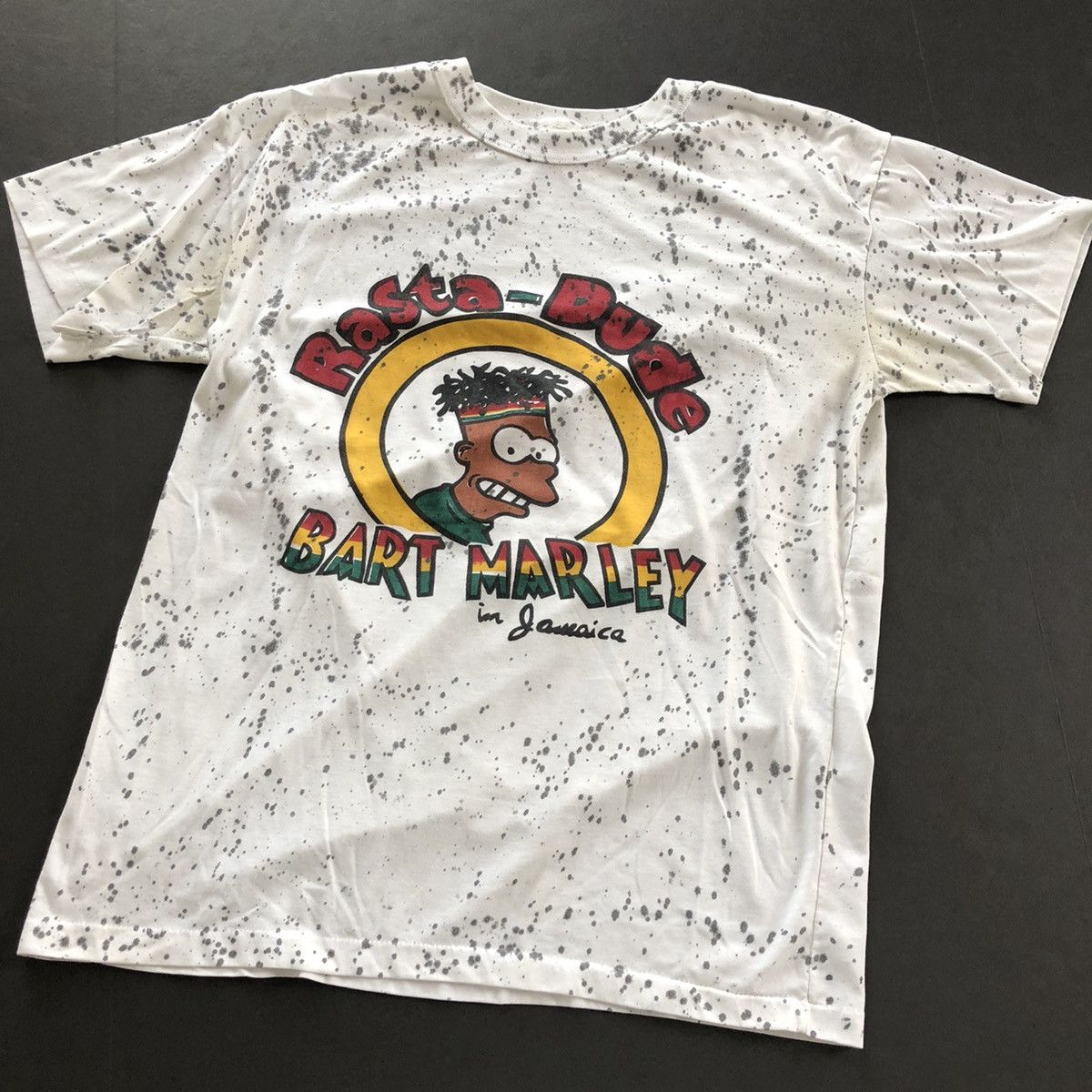The Simpsons × Vintage 90s Vintage Rasta Dude Bart Marley in Jamaica 🇯🇲 ...