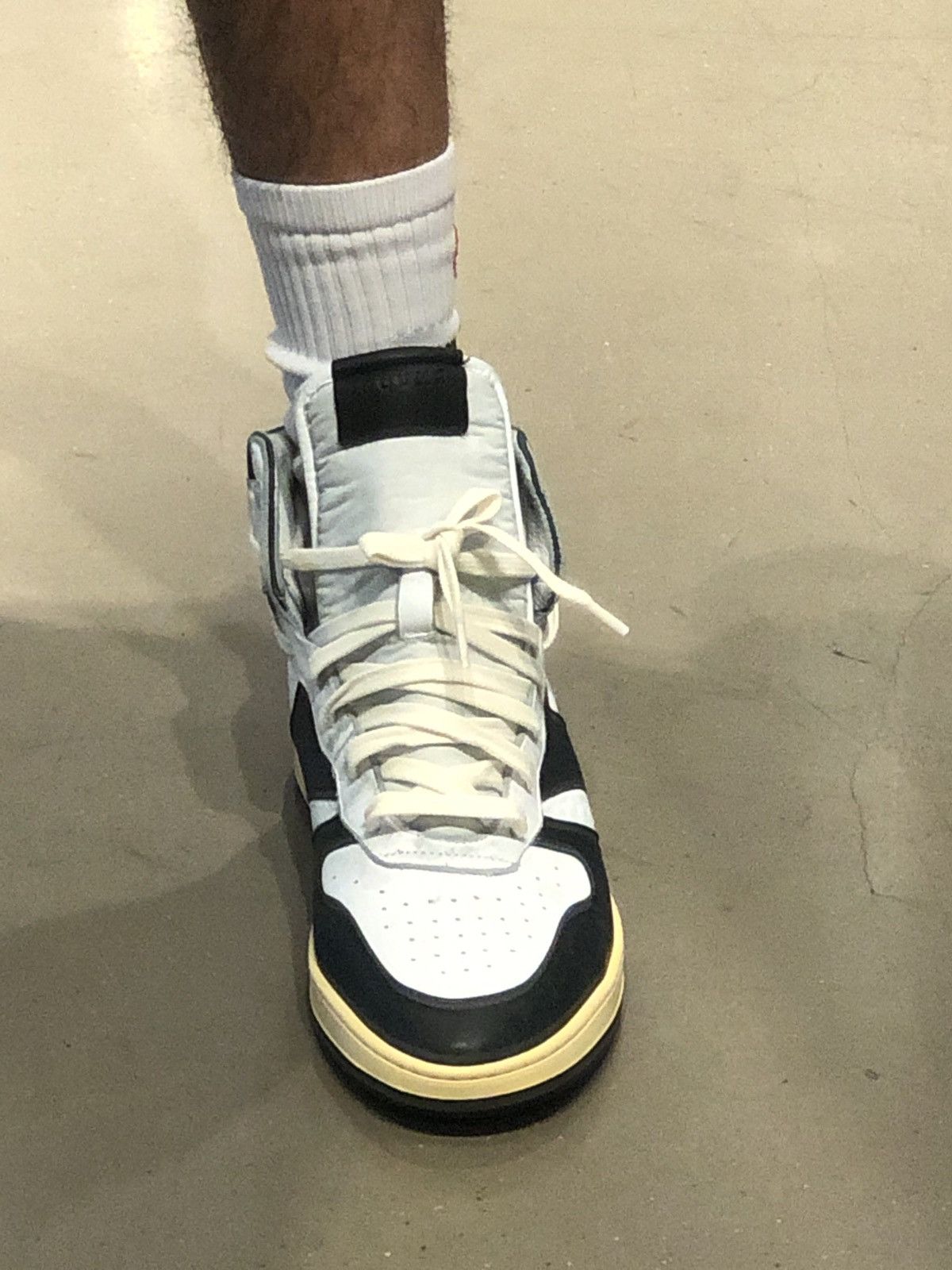 Rhude Rhude “Hell Yeah” Slogan Hi Top Sneaker | Grailed