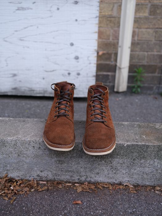 Viberg Aged Bark Roughout Miniripple Service Boot | Grailed